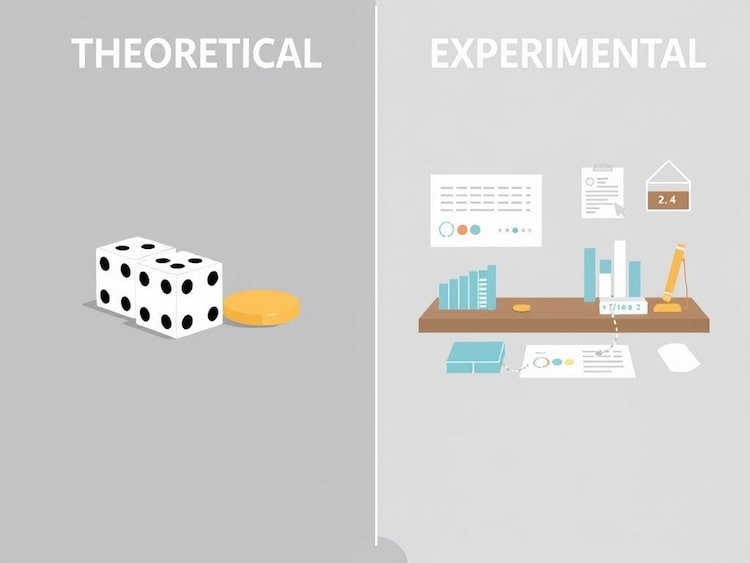 Theoretical vs Experimental Probability With Example - Maths for Kids